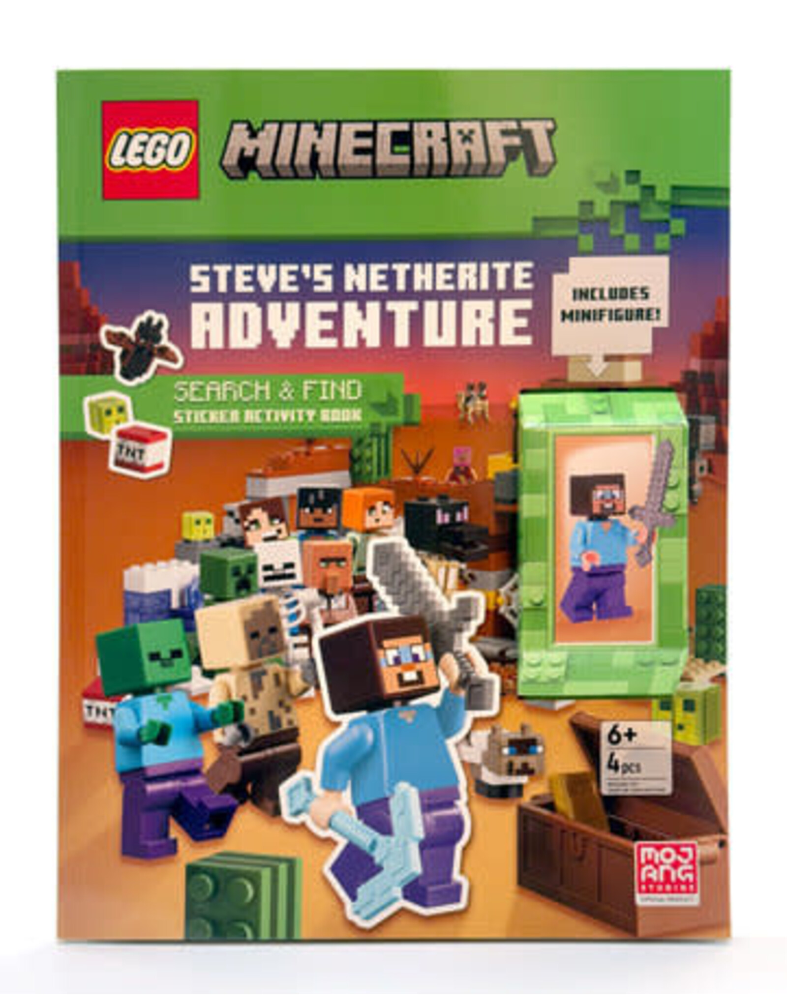Steve's Netherite Adventure (LEGO Minecraft) - Tumbleweed Toys