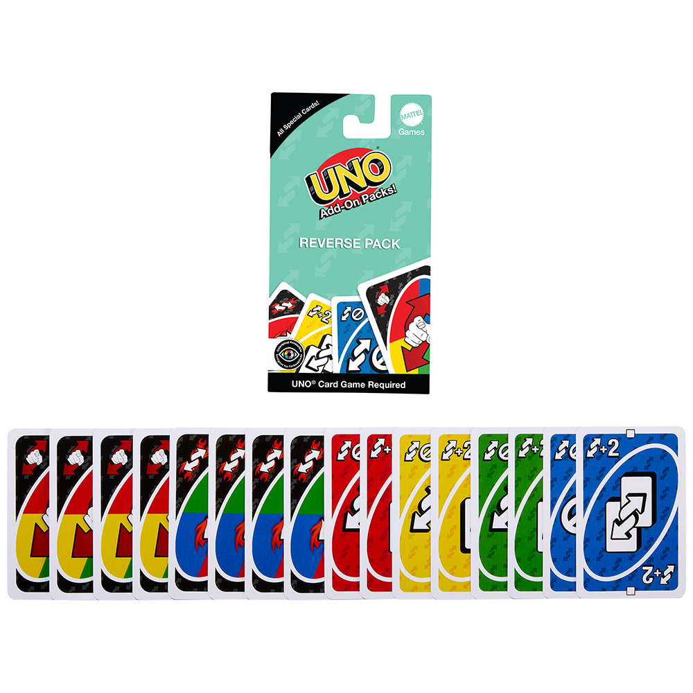 Uno Add On Pack - Reverse Pack - Tumbleweed Toys