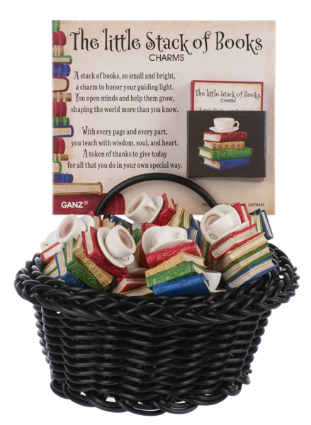 Ganz The Little Stack of Books Charm - Tumbleweed Toys