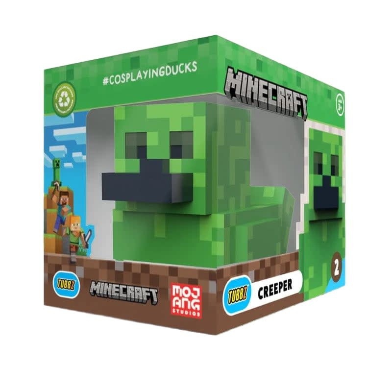 Tubbz Boxed Minecraft Creeper Duck - Tumbleweed Toys