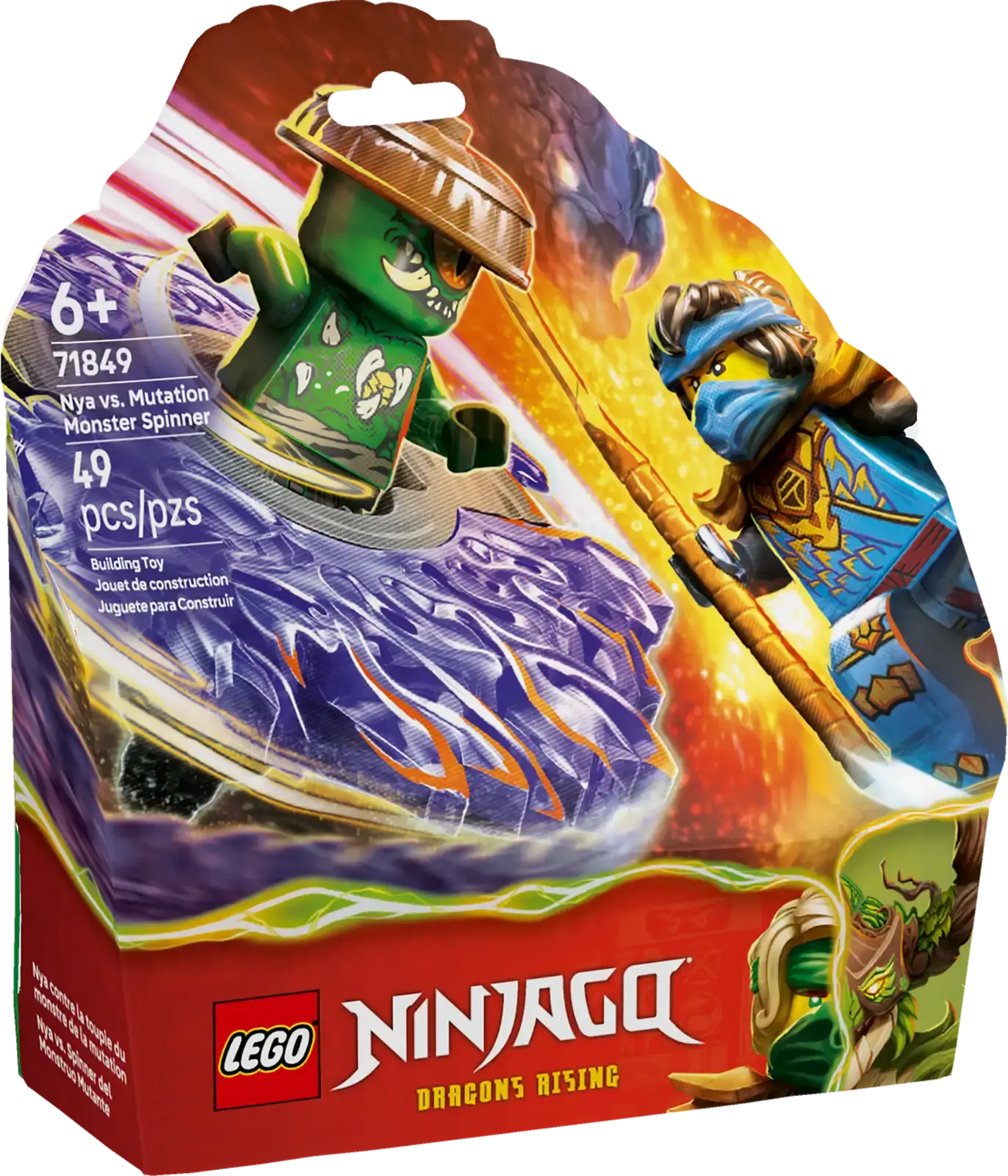 Lego Nya vs. Mutation Monster Spinner - Tumbleweed Toys