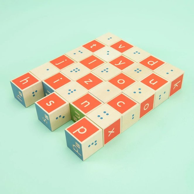 Braille Alphabet Blocks - Tildie's Toy Box