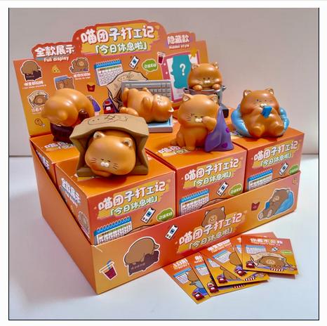 Blind Box: Lunch Break Cats Figurine - Tildie's Toy Box