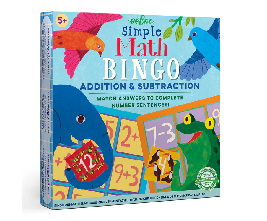 Simple Math Bingo Game - Tildie's Toy Box