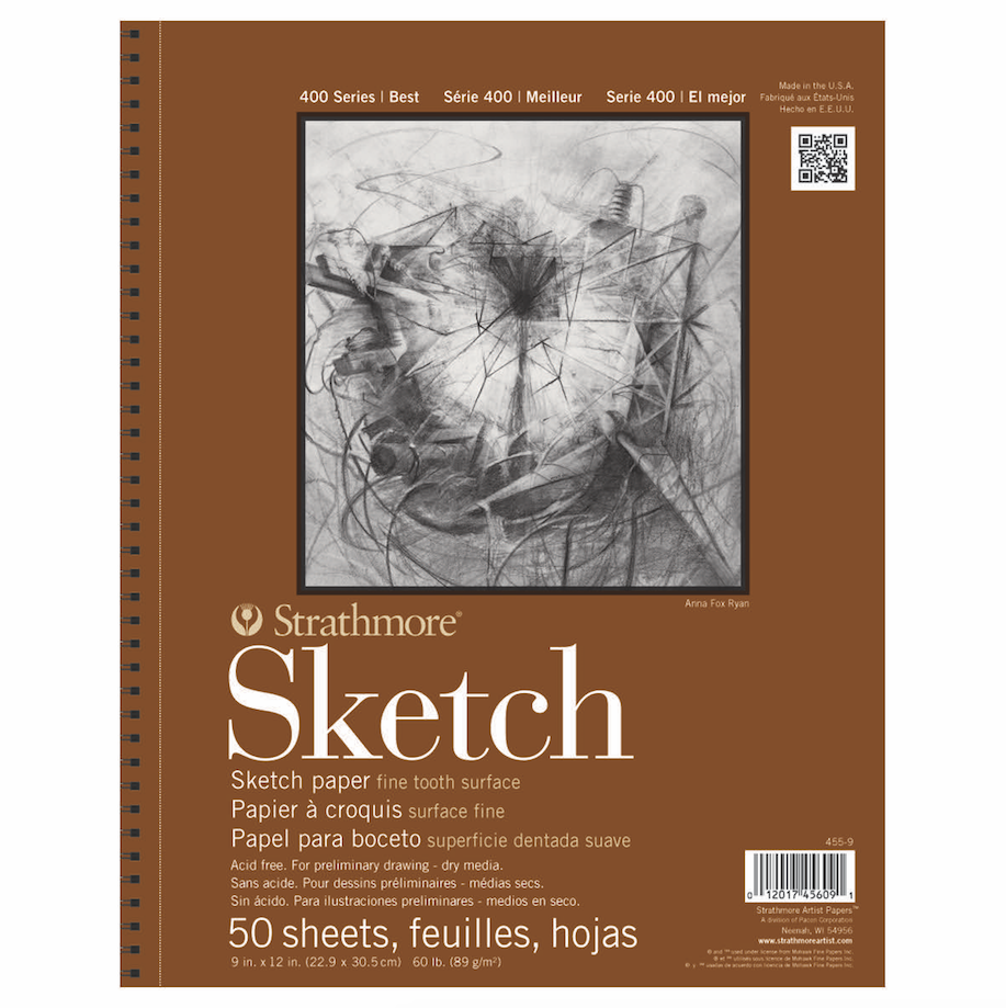 Strathmore Sketch Paper 9"x12" 50 Sheets - RISD Store