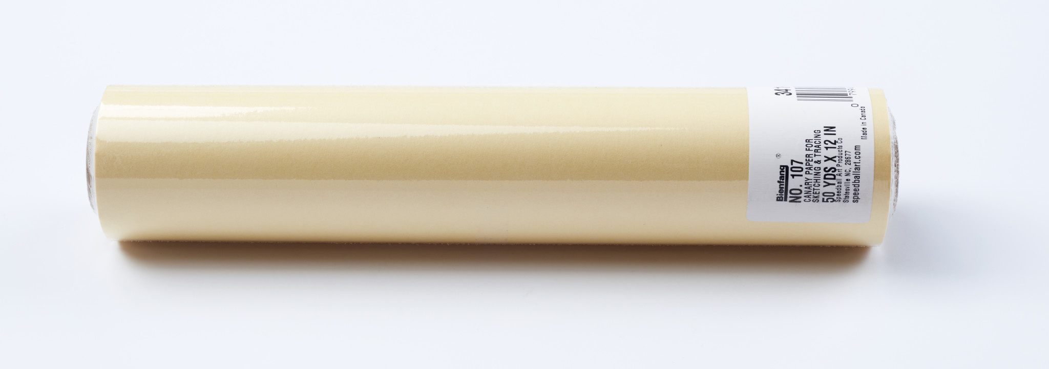 Bienfang 107 Canary Sketching and Tracing Roll 12" x 50 yds. - RISD Store