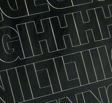 Duro Vinyl Letters Black Gothic 3/4" - RISD Store