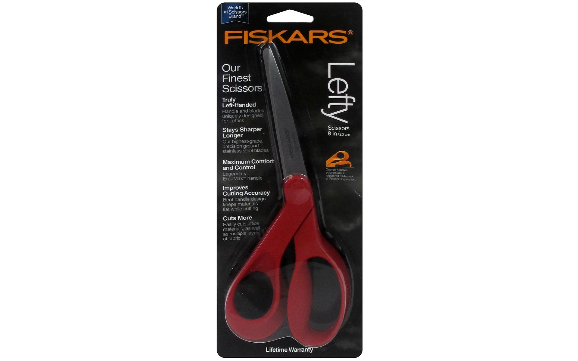 Fiskars Scissors Left-Handed Stainless Steel 8.5" - RISD Store