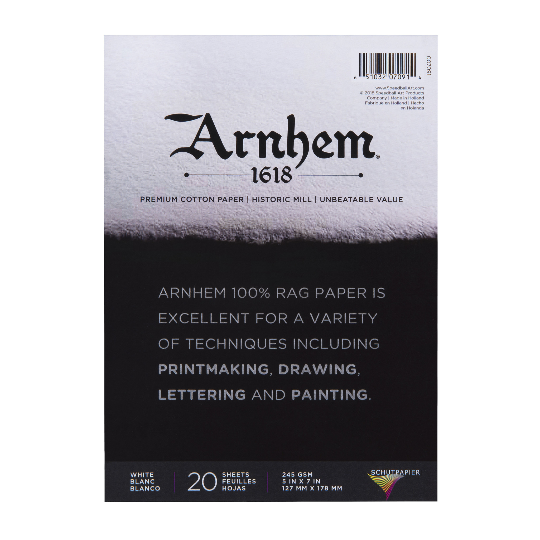Speedball Arnhem 1618 Paper Pad 20 Sheets - RISD Store