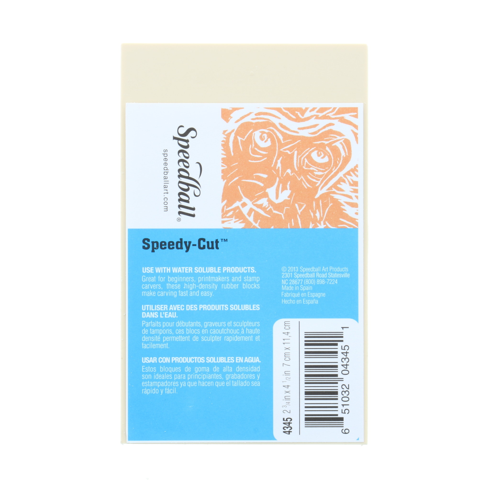 Speedball Speedy-Cut High Density White Block - RISD Store