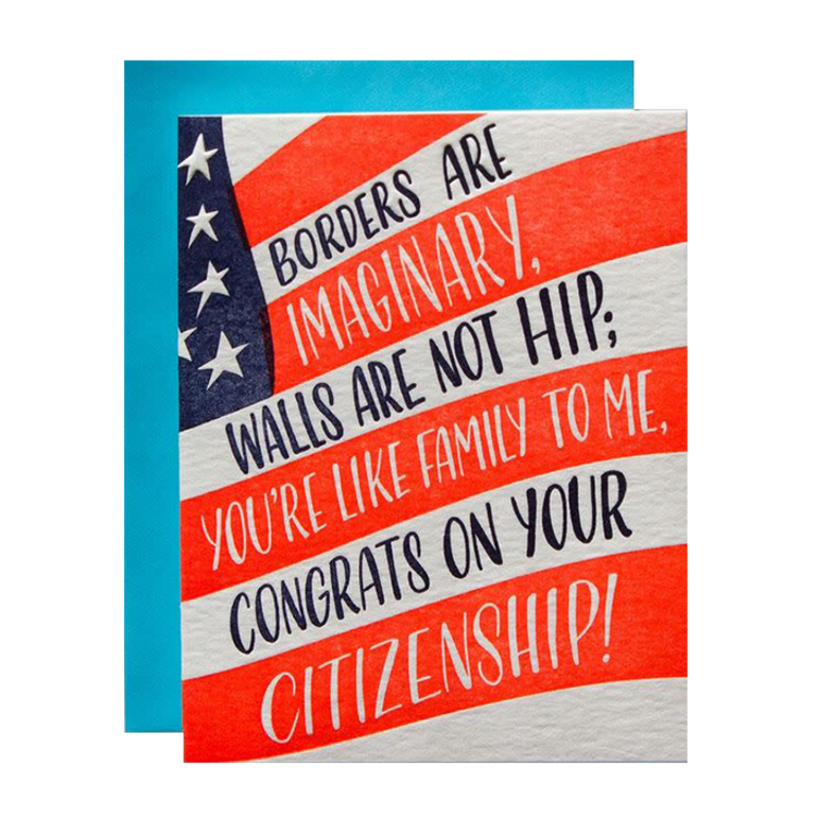 Morgan Calderini Ladyfingers Letterpress Card Congratulations - RISD Store