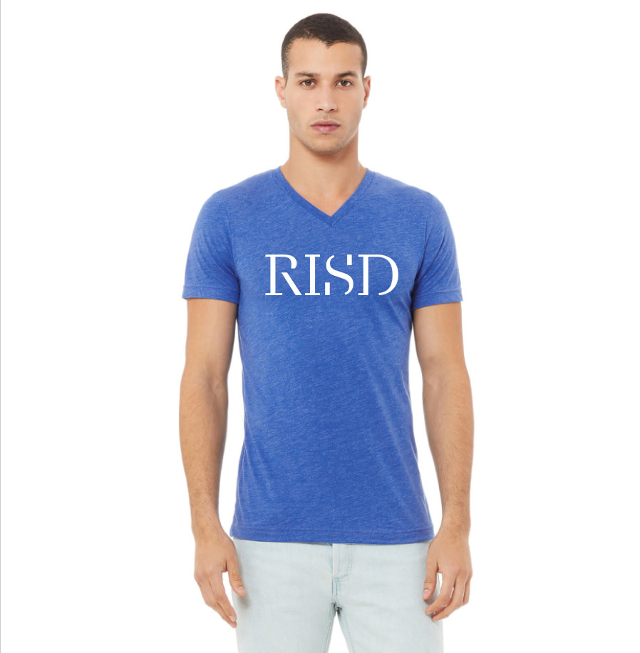 Wordmark V-Neck Triblend T-Shirt - RISD Store
