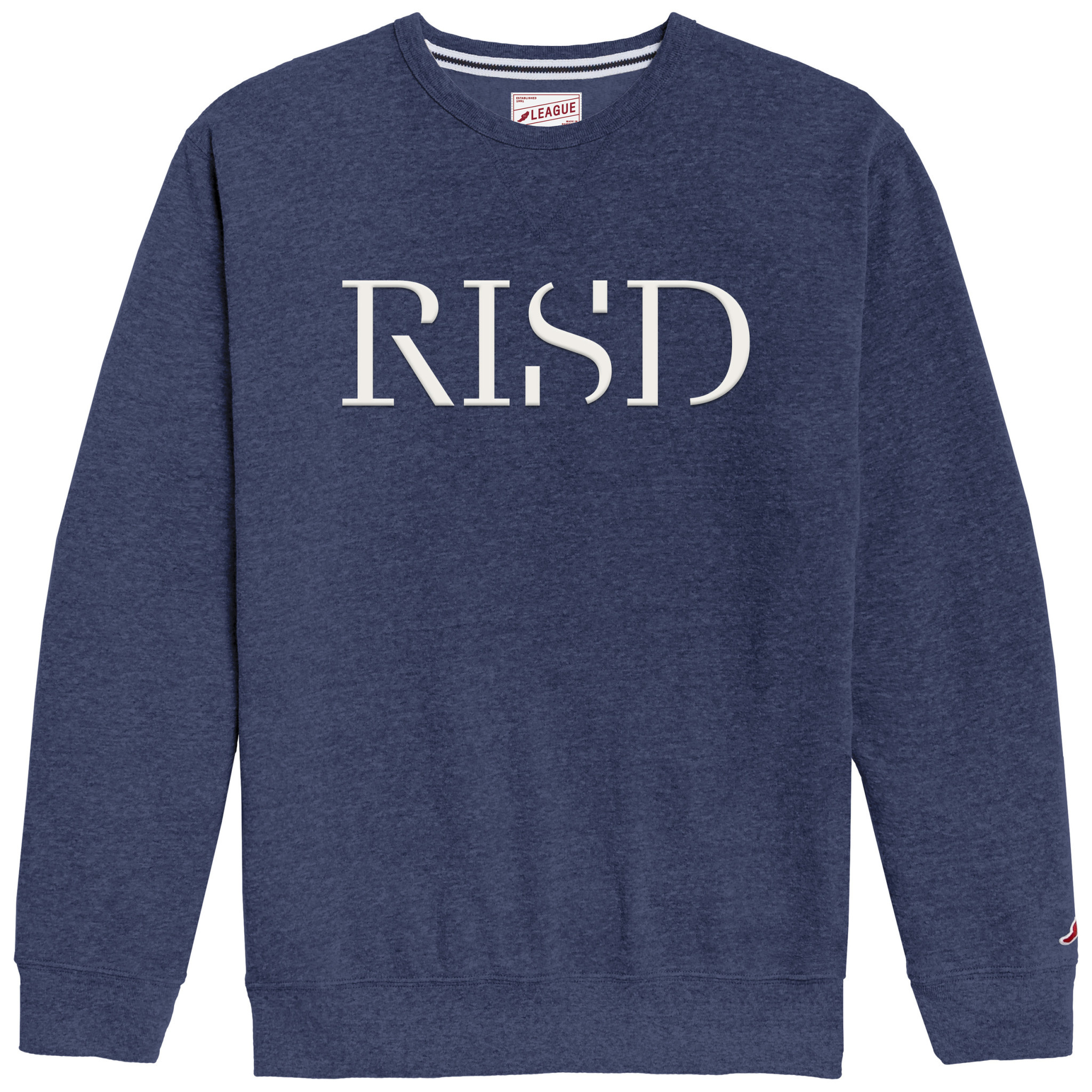 League-Legacy Collegiate Wear Heritage Classic Crew Heather Royal Blue ...