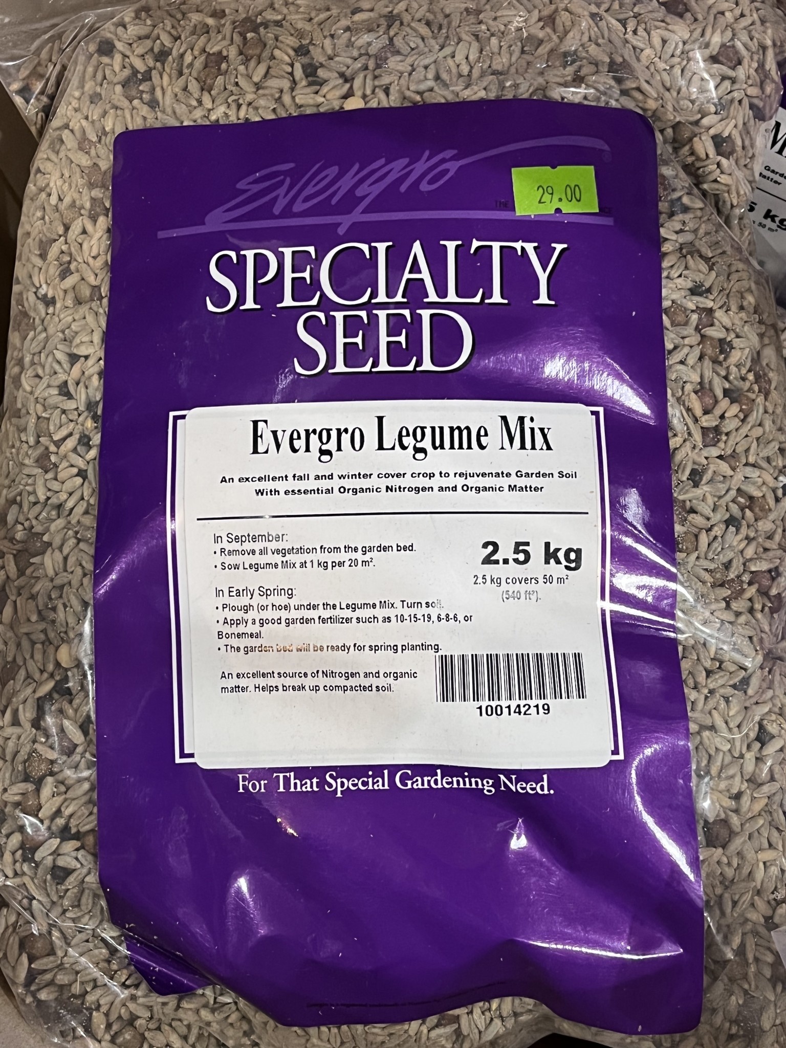 Evergro Legume Mix 2.5 kg - Deluxe Garden Centre & Landscape Supply