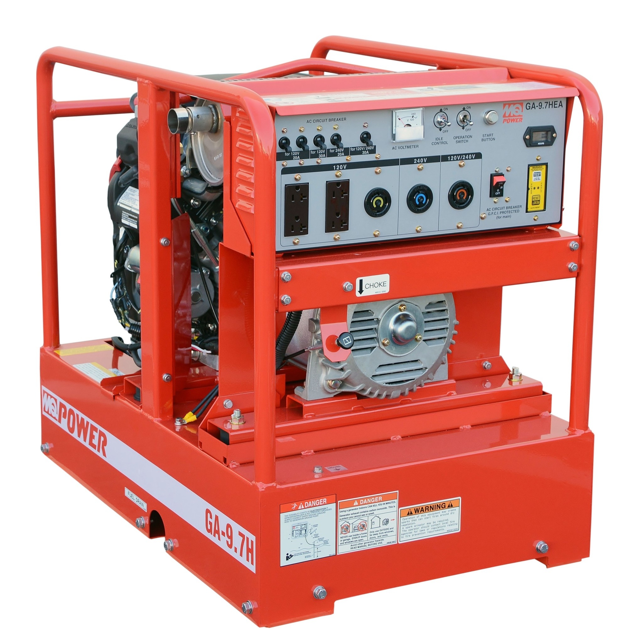 GA97HEA Multiquip 9.7kW Generator, Skid, Honda Electric Start - CESSCO ...