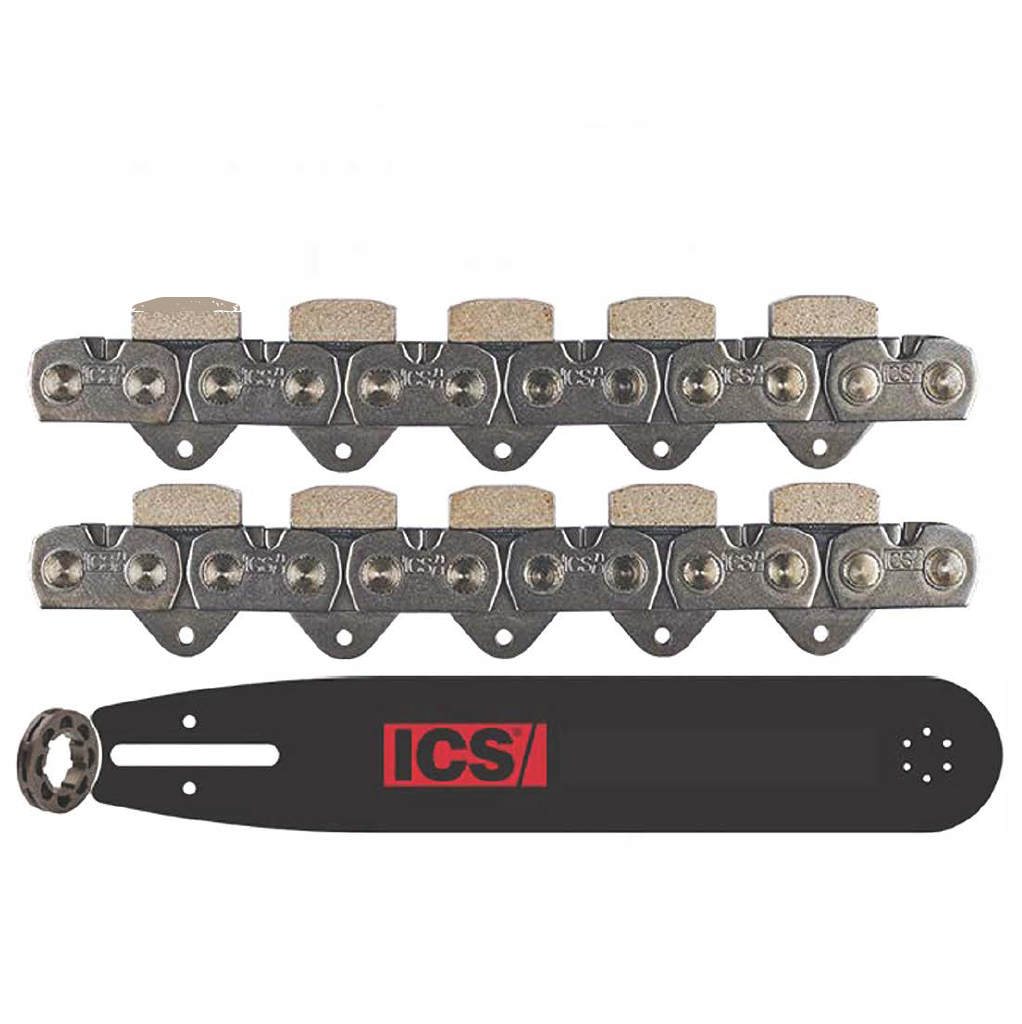 ICS FORCE4-50 Electric Saw 10"/12" CrossLINK Chain/Bar Combo Pack ...