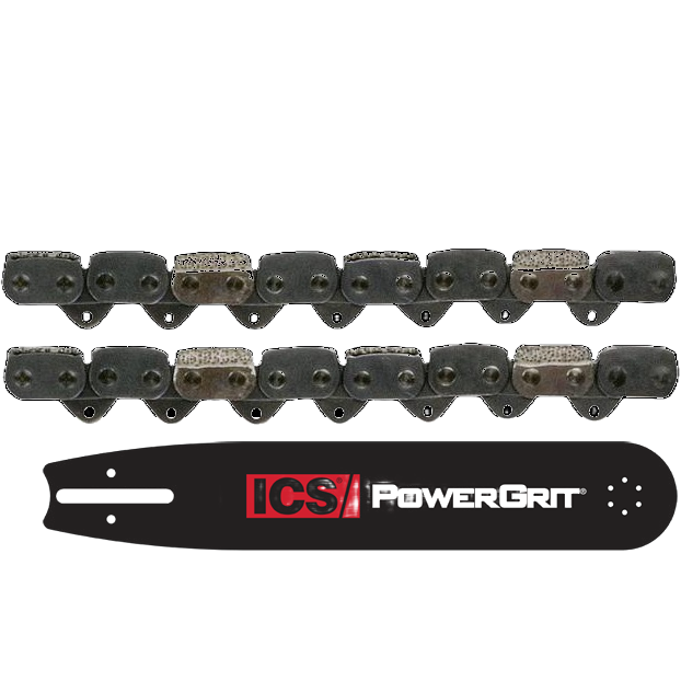 ICS PowerGrit 15"/16" Chain/Bar Combo Pack #537764-HYD-CP - CESSCO, INC ...