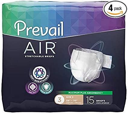 Prevail Air Overnight Briefs - Case - Broadway Home Medical