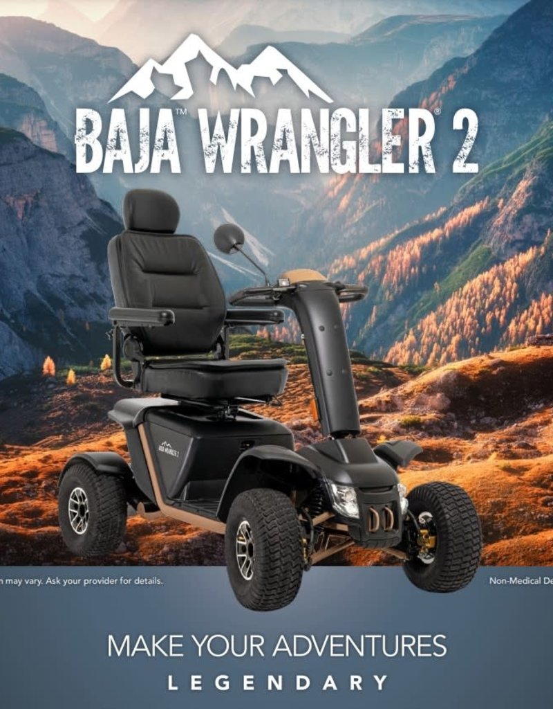 Baja Wrangler 2 All-Terrain Scooter - Broadway Home Medical