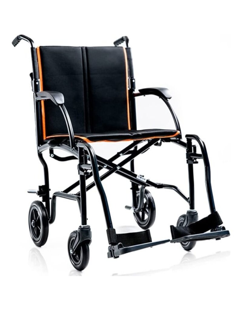 Feather 18" Transport Wheelchair Includes Seat & Back Overlay ...