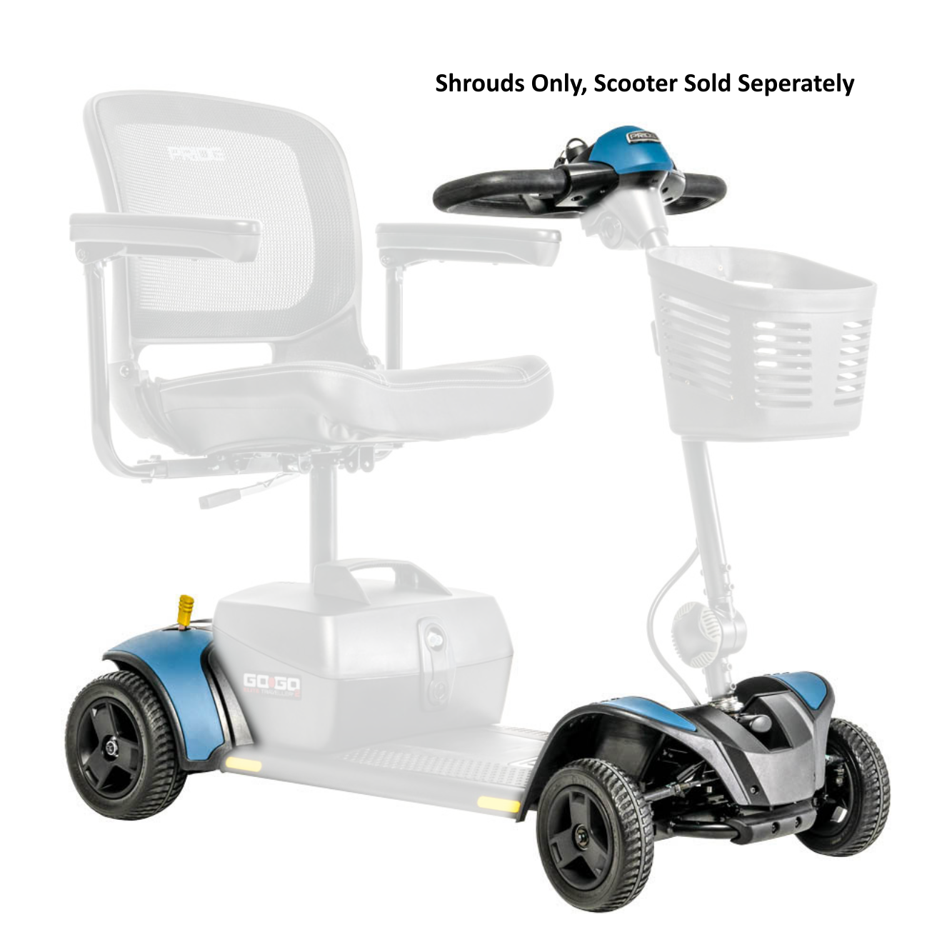 Shroud Assembly, Elite Traveller 2 - Broadway Home Medical