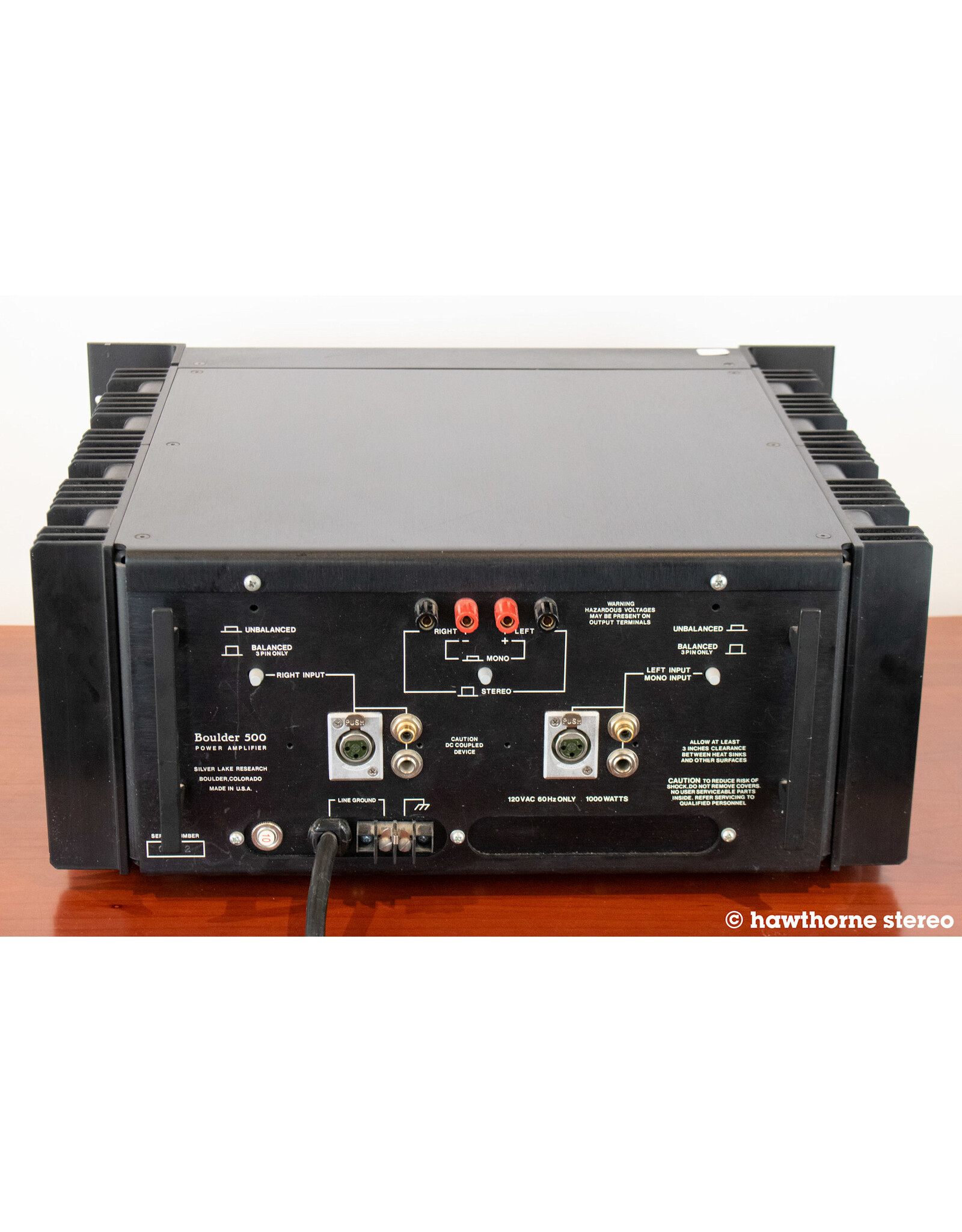 Boulder 500 Power Amp USED - Hawthorne Stereo