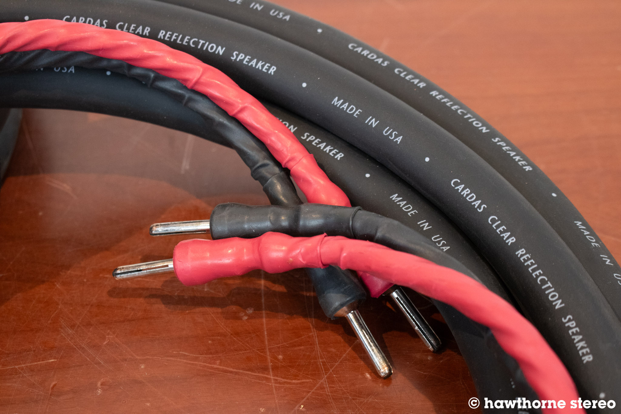 Cardas Clear Reflection Banana Speaker Cables USED - Hawthorne Stereo