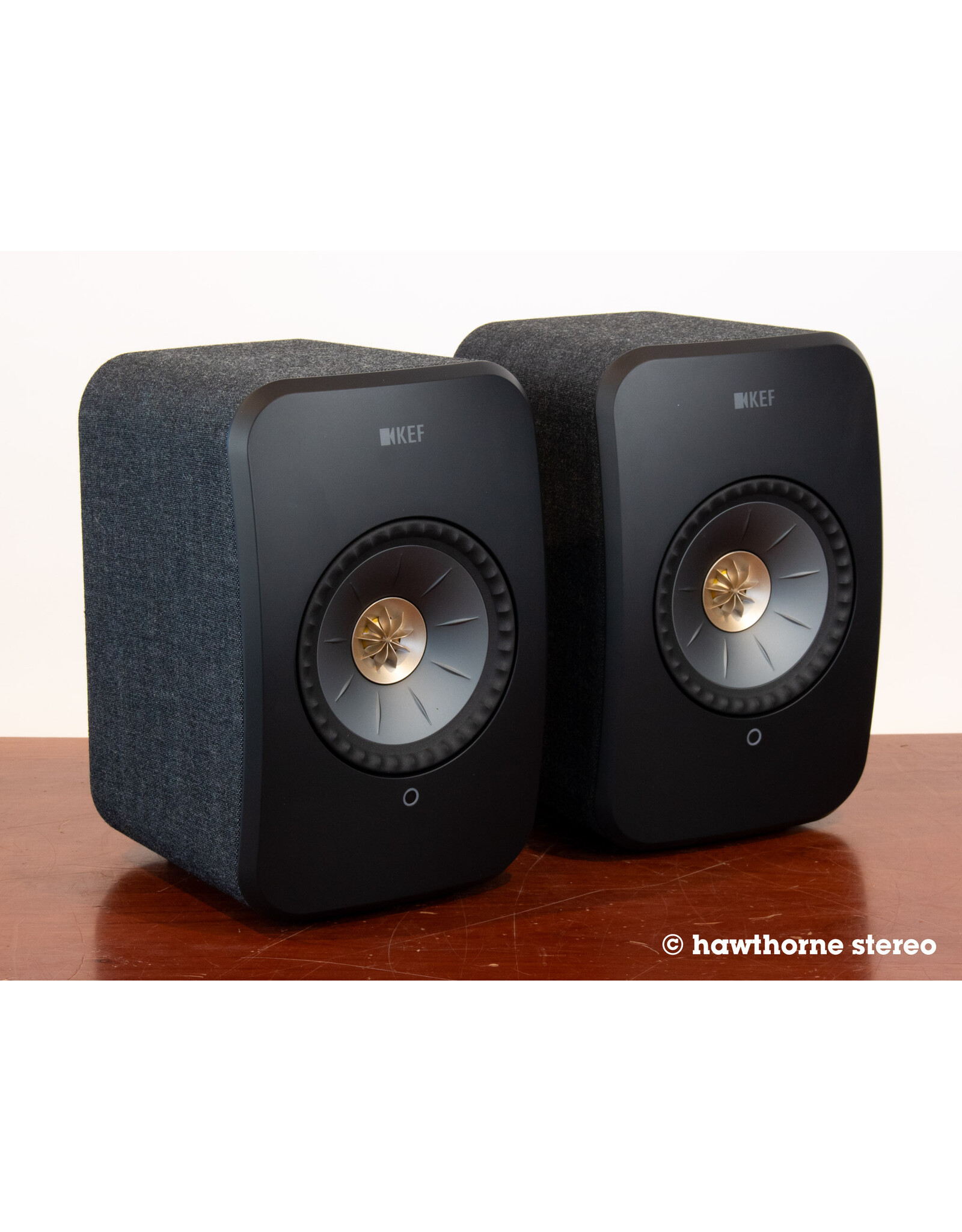 KEF LSX II Black Wireless Speakers USED - Hawthorne Stereo