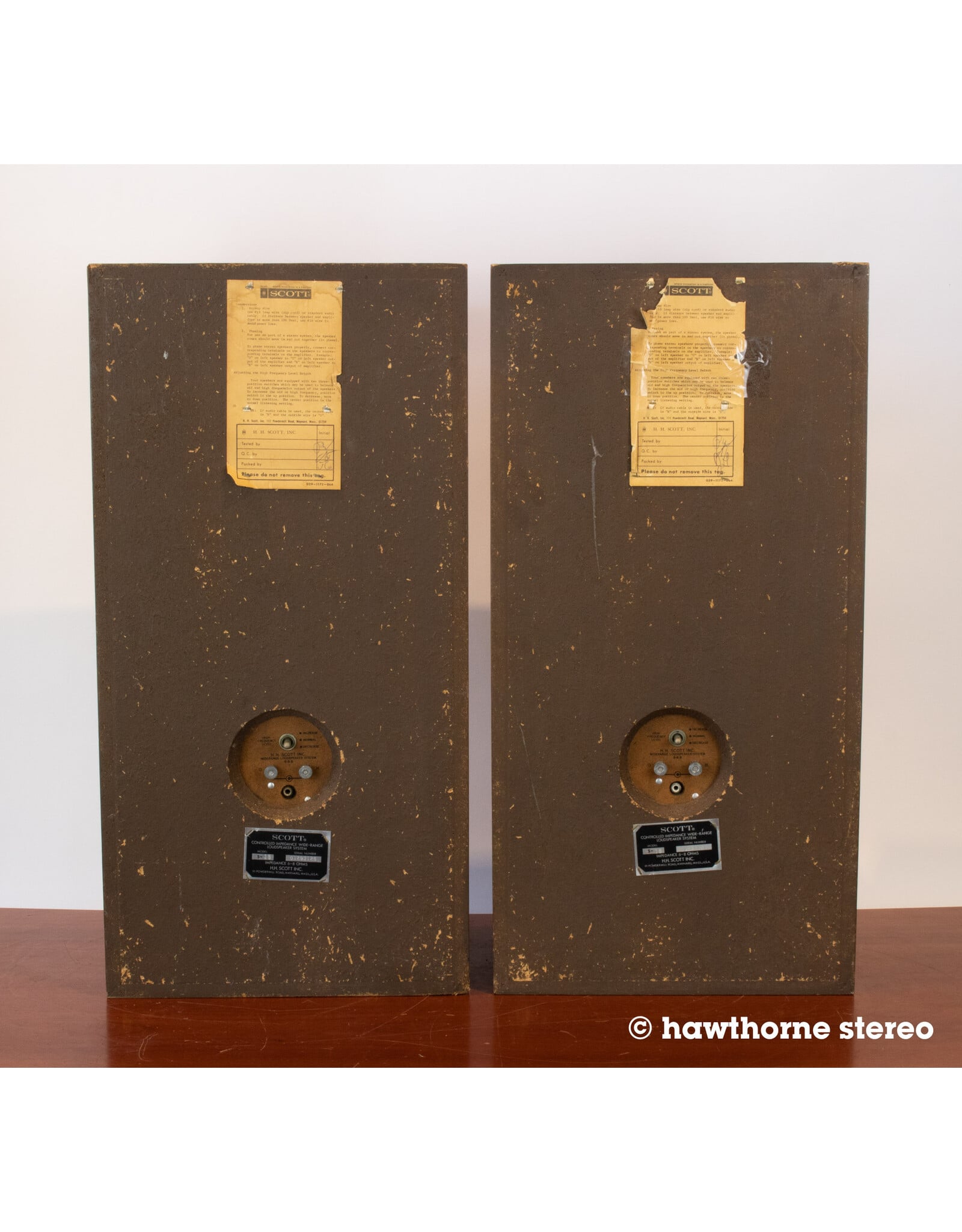 Scott S-15 Bookshelf Speakers USED - Hawthorne Stereo