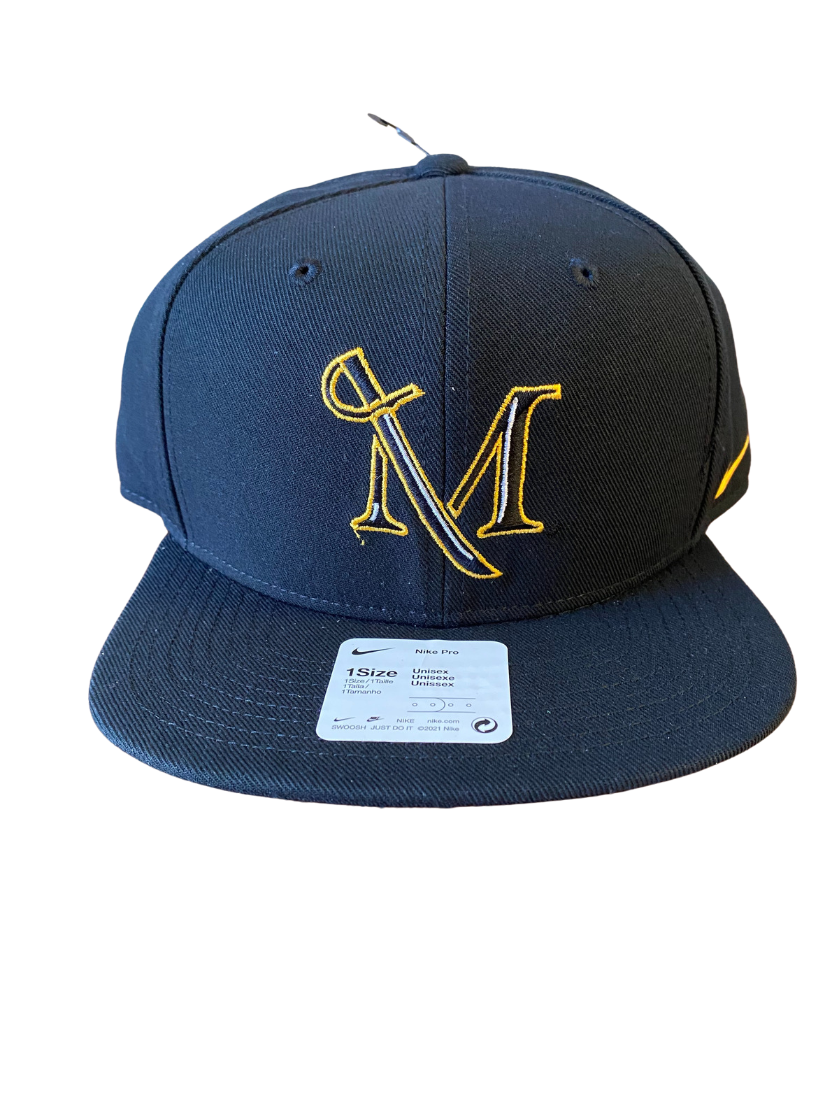 Nike Nike Pro Flatbill Hat Black - Millersville University Store