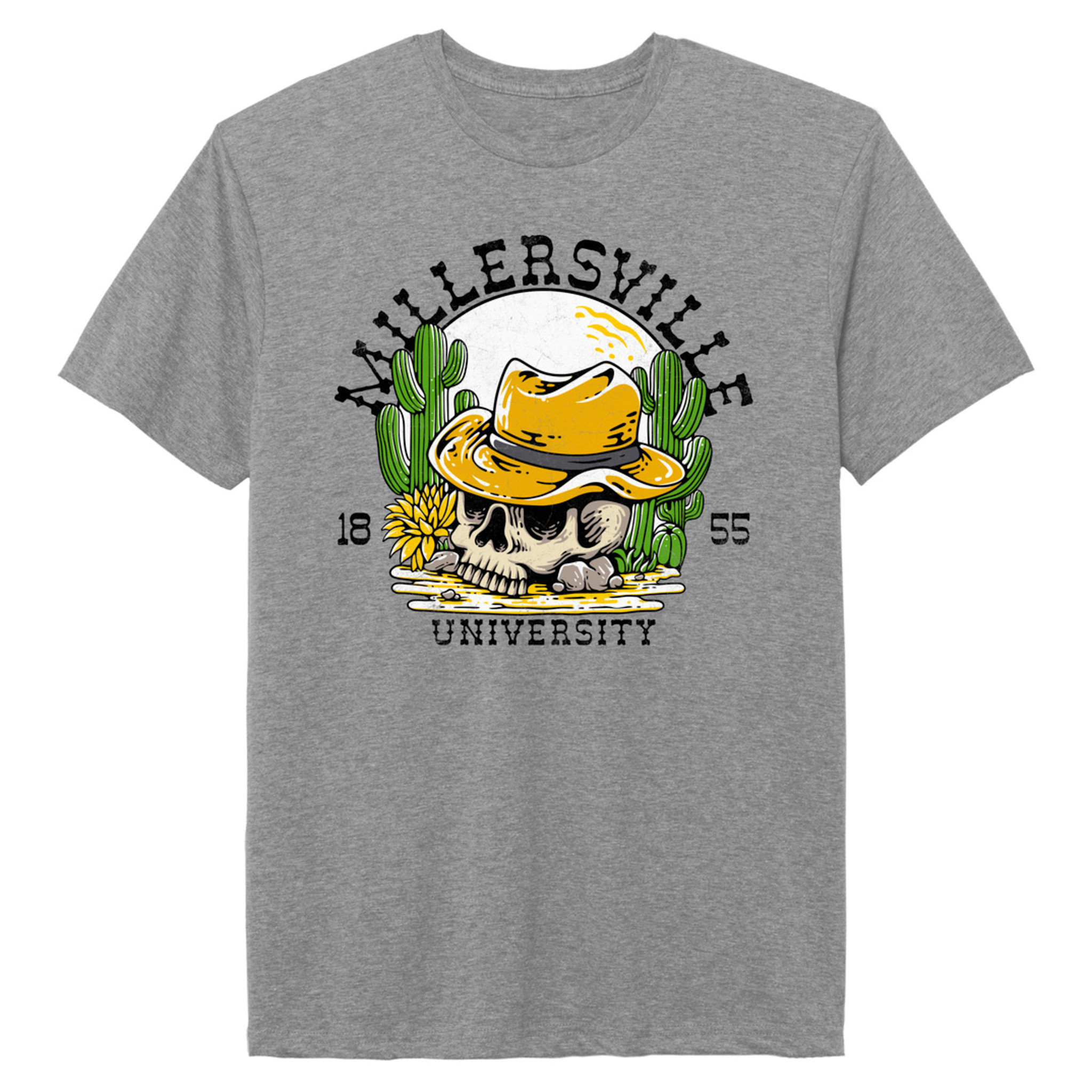 Western Wahoo Vintage Sheer Tee Heather Grey - University Store