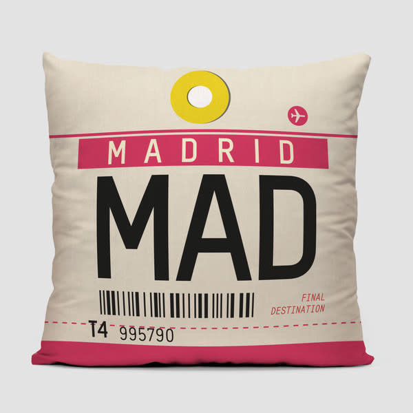 AIRPORTAG MAD Pillow Cover - Planewear