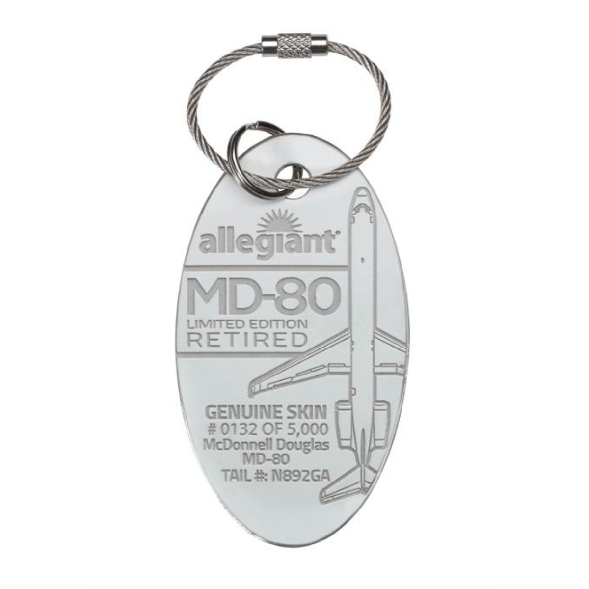 Plane Tag Allegiant MD-80 Limited Edition - Planewear