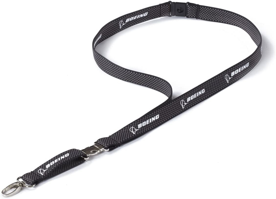 Boeing Carbon Fiber Woven Lanyard - Planewear