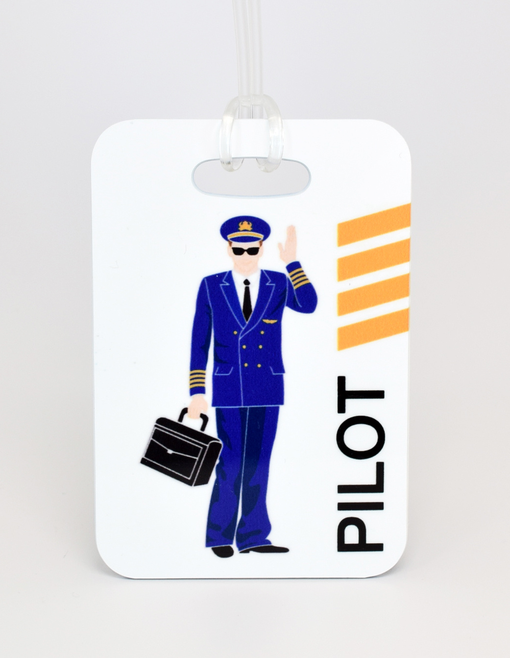 "JIMMY" JUMPSEAT Pilot Tag Luggage Tag - Planewear