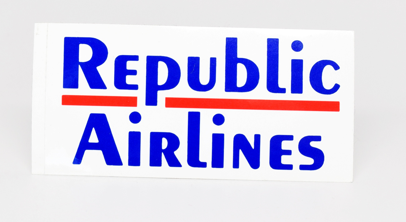 Republic Logo Sticker-Vinyl - Planewear