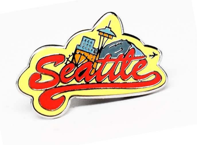 Seattle Retro Pin - Planewear