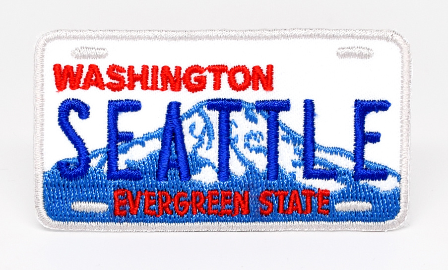 Washington State License Plate Patch - Planewear