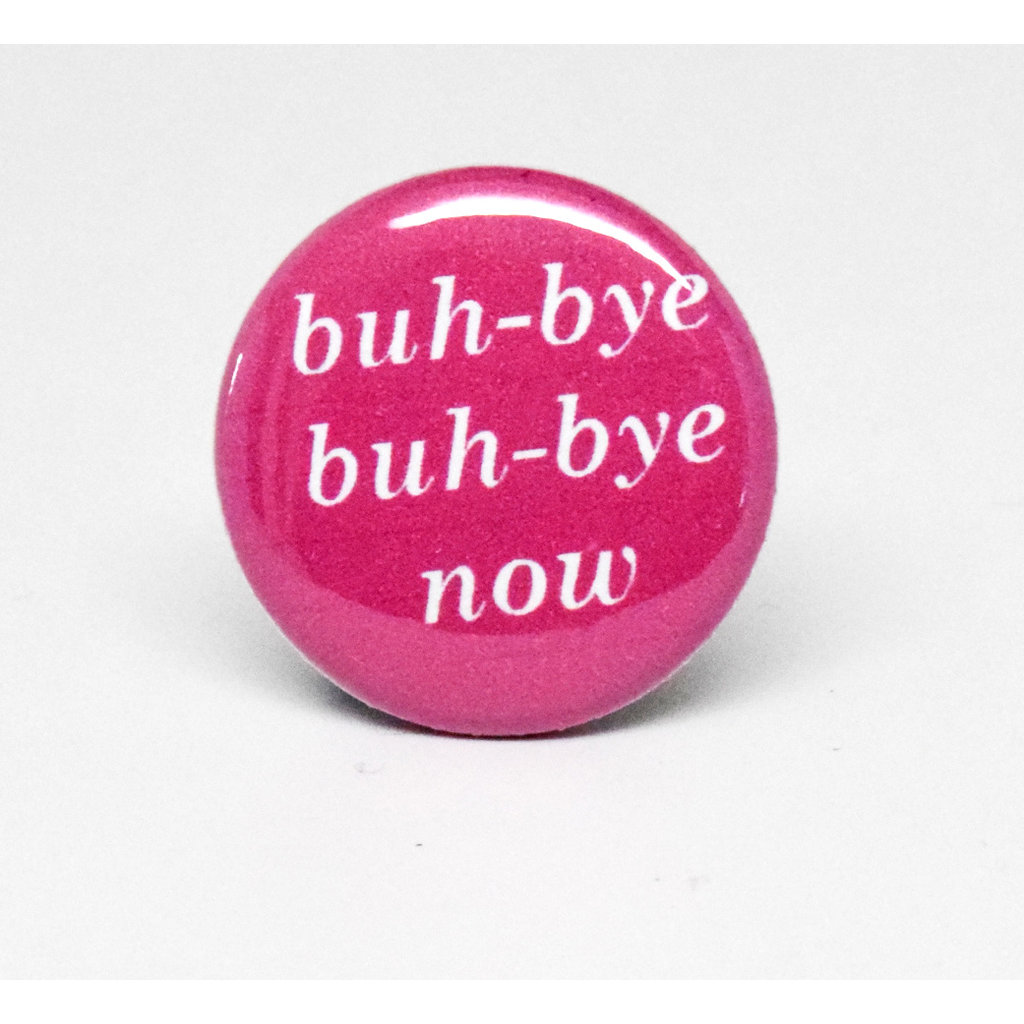 Airplane Button Buh -Bye Now - Planewear