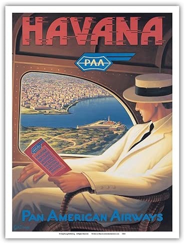 Pan Am Havana Cuba Print 9 x 12 - Planewear