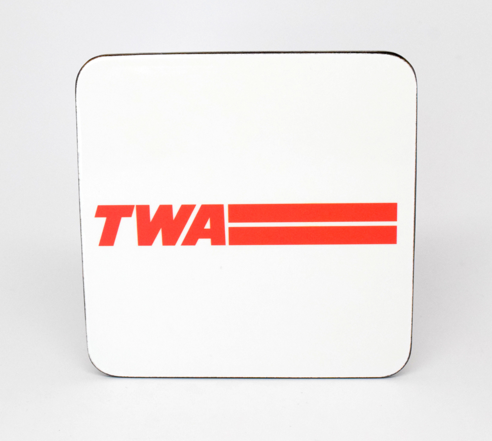 TWA Red Logo Coaster - Planewear