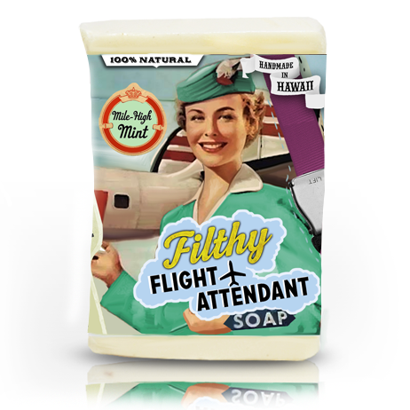 Filthy Flight Attendant Soap-Large - Planewear