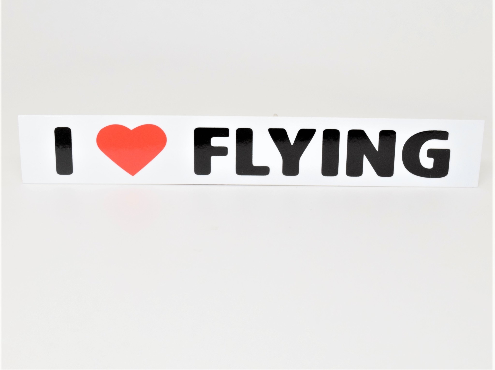 I Heart Flying Die Cut Sticker - Planewear