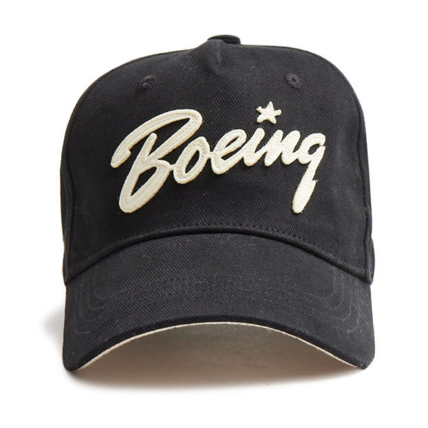 Boeing Applique Cap Black - Planewear