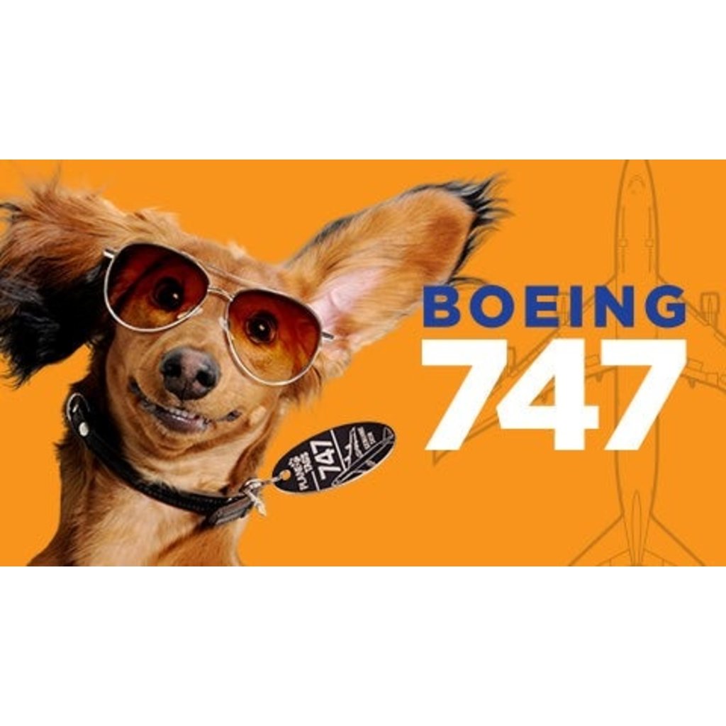 Plane Tags Pet Tag Boeing 747 - Planewear