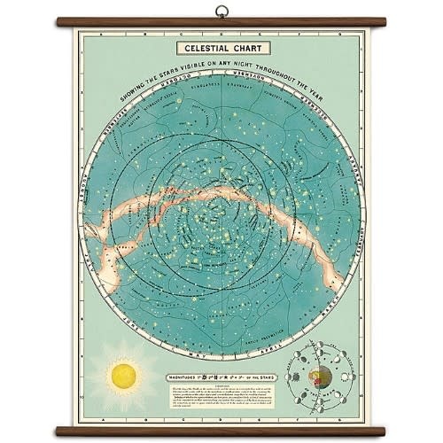 Vintage School Chart Celestial Chart-DNR - Planewear