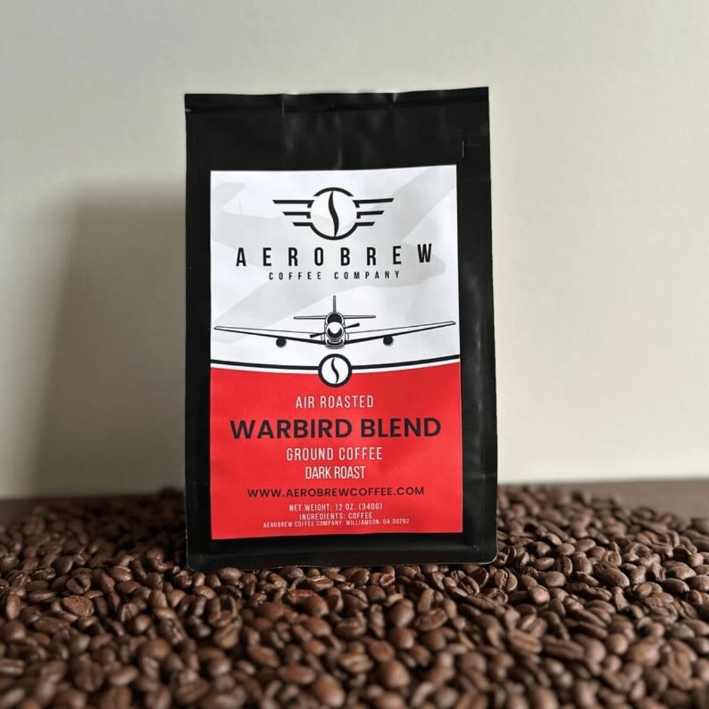 Aerobrew Warbird Blend Dark Roast Coffee Planewear
