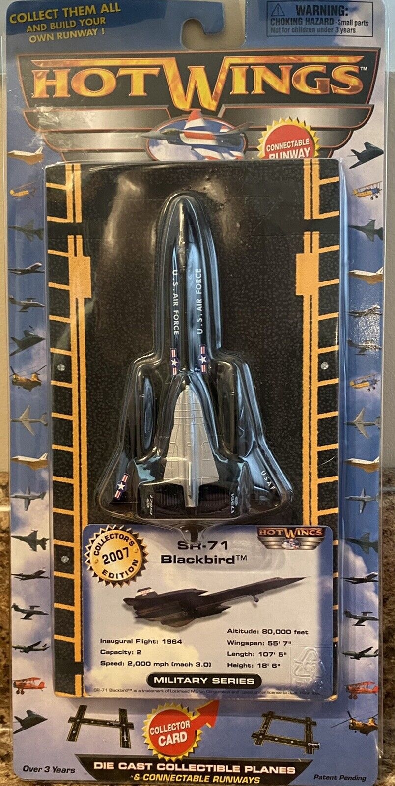 Hot Wings: SR-71 Blackbird (w/drone) - Planewear
