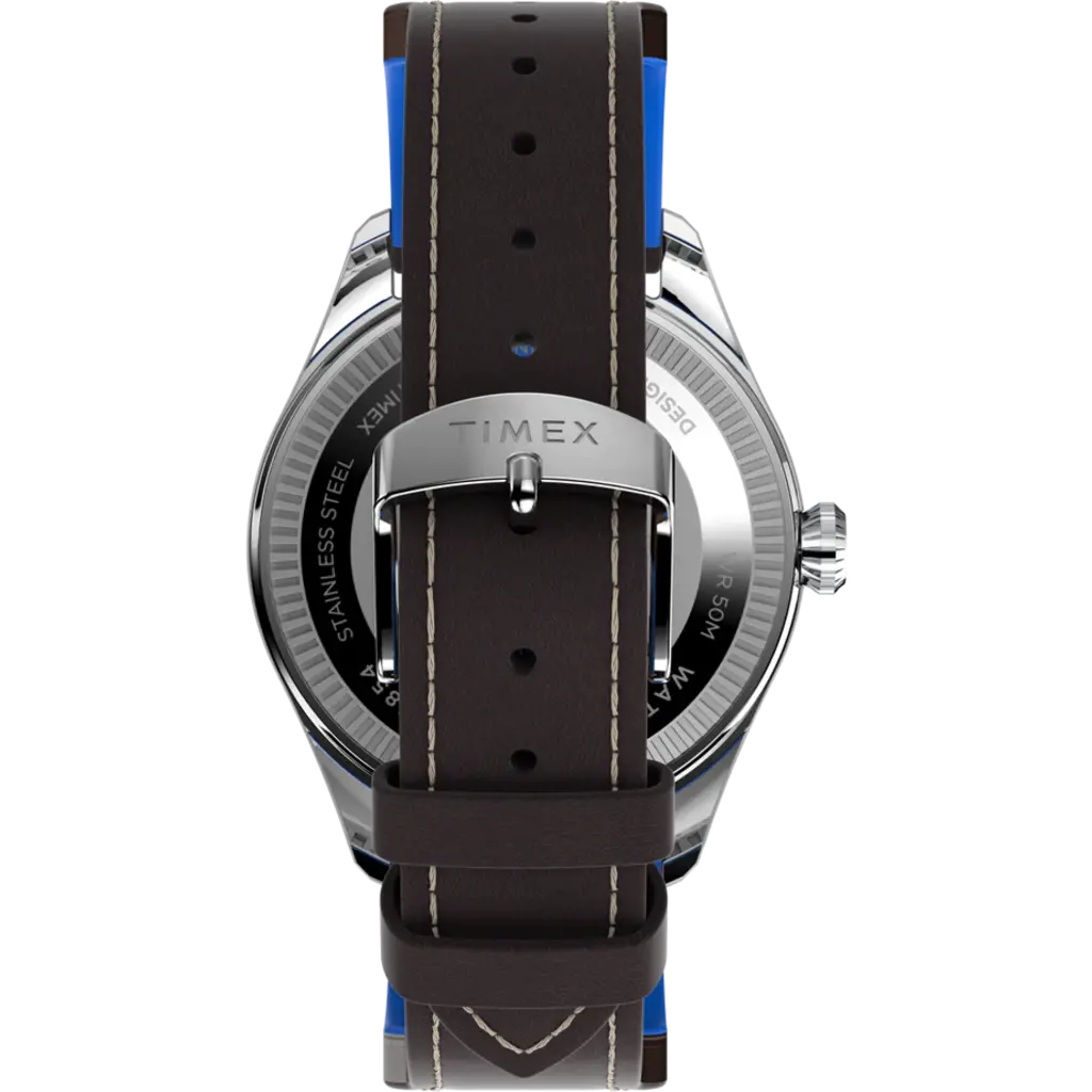 Timex X Pan Am Day-Date 42mm Leather Strap Watch ️ - Planewear