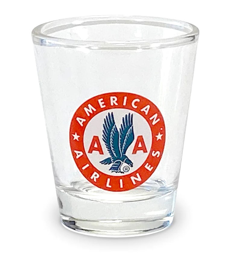 Shot Glass: American Airlines ️ - Planewear